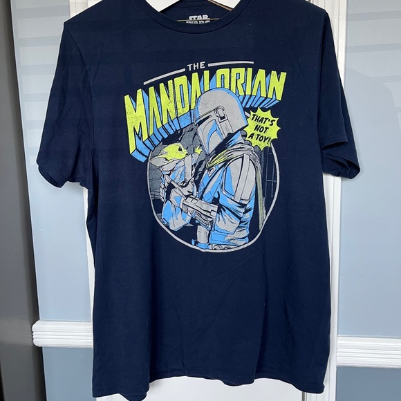 MAD Engine | Shirts | Mad Engine Blue And Yellow Mandalorian Short ...
